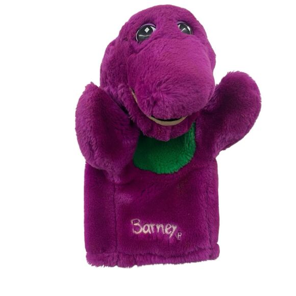 Vintage | Toys | Vintage Barney The Purple Dinosaur Plush Hand Puppet ...